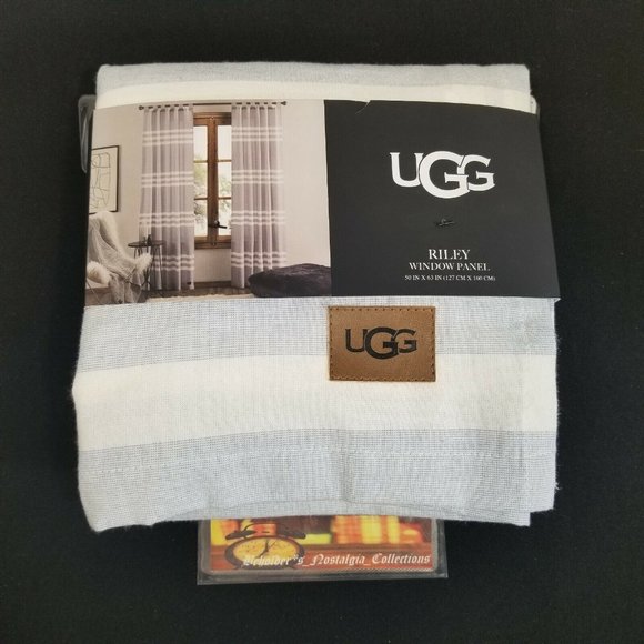 UGG | Accents | New Ugg Riley Tab Top Window Curtain Panel 5 X 63 Denim ...